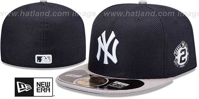 Yankees JETER DIAMOND ERA BP Navy-Grey Hat by New Era