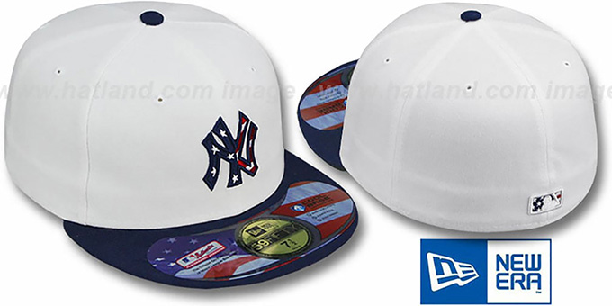 Yankees STARS N STRIPES White-Navy Hat by New Era