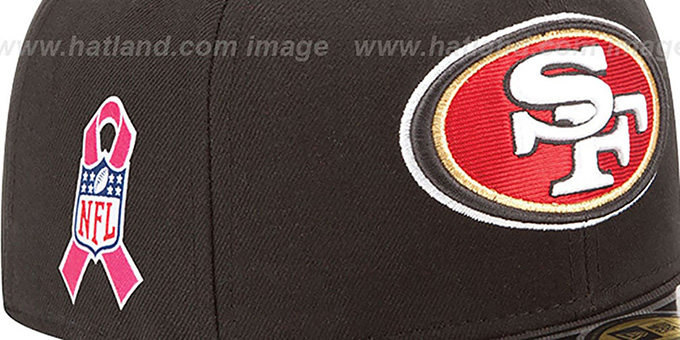 San Francisco 49ers NFL BCA Black Fitted Hat by New Era
