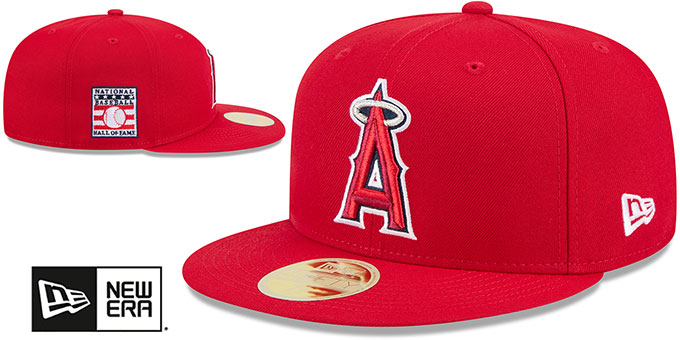 Los Angeles Anaheim Angels 2025 HALL OF FAME GAME Fitted Hat