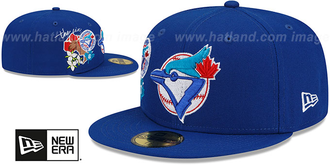 Toronto Blue Jays CITY CLUSTER Royal Fitted Hat by New Era