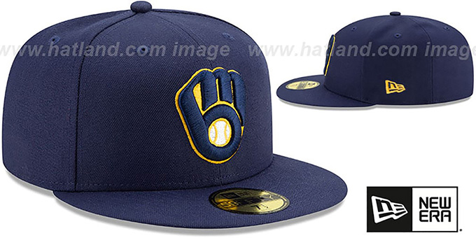 Milwaukee Brewers AC-ONFIELD HOME Hat by New Era