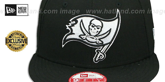 Tampa Bay Buccaneers TEAM-BASIC SNAPBACK Black-White Hat