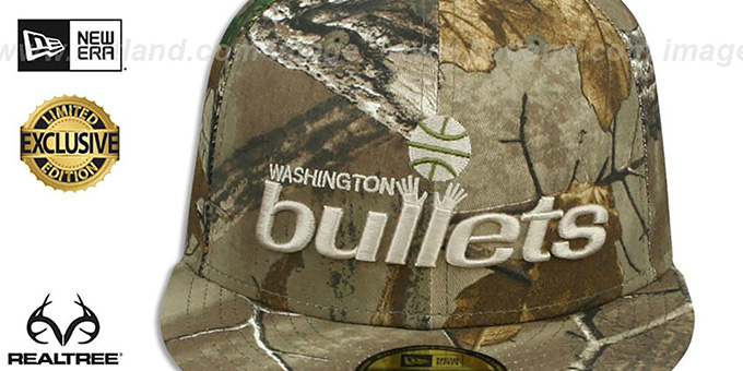 Bullets NBA TEAM-BASIC Realtree Camo Fitted Hat by New Era