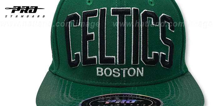 Boston Celtics RETRO-ARCH STRAPBACK Black-White Hat
