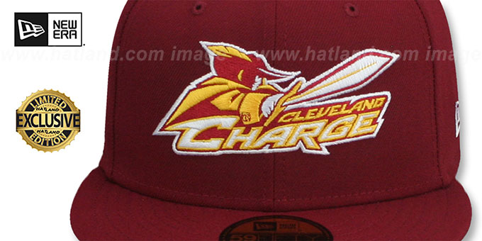 Cleveland Charge NBA G-LEAGUE Burgundy Fitted Hat by New Era