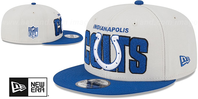 Indianapolis Colts 2023 NFL DRAFT SNAPBACK Stone-Royal Hat
