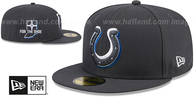 Indianapolis Colts 2024 ONSTAGE NFL DRAFT Grey Fitted Hat