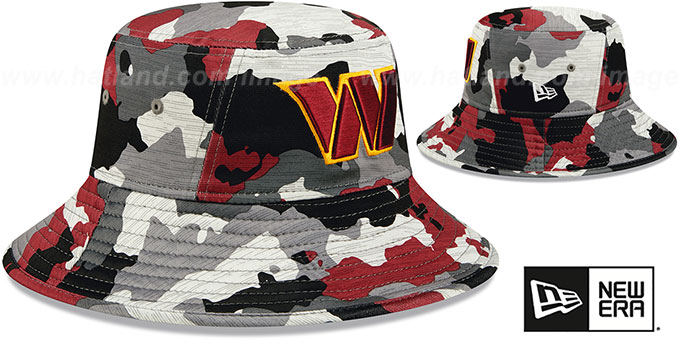 Washington Commanders 2022 CAMO NFL TRAINING CAMP BUCKET Hat