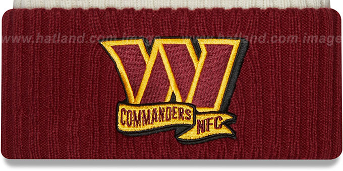 Washington Commanders 2022 NFL SIDELINE Knit Beanie Hat