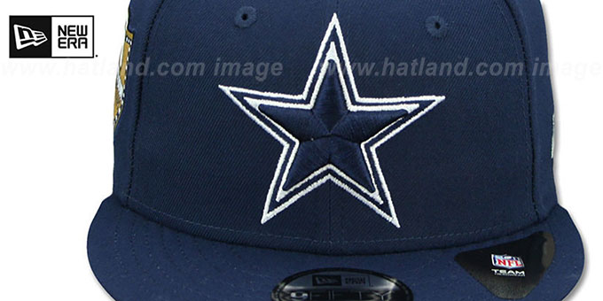 Dallas Cowboys GOLDEN-HIT SNAPBACK Navy Hat by New Era