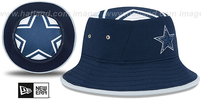 Dallas Cowboys TOPPER TRAINING BUCKET Navy Hat by New Era