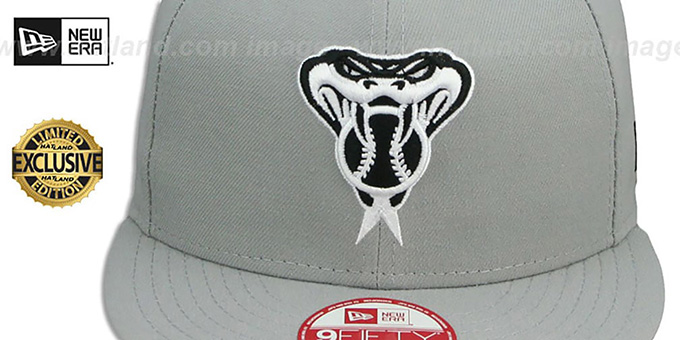 Arizona Diamondbacks TEAM-BASIC SNAPBACK Grey-Black Hat
