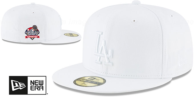 Los Angeles Dodgers 2024 WORLD SERIES CHAMPIONS White-on-White Fi
