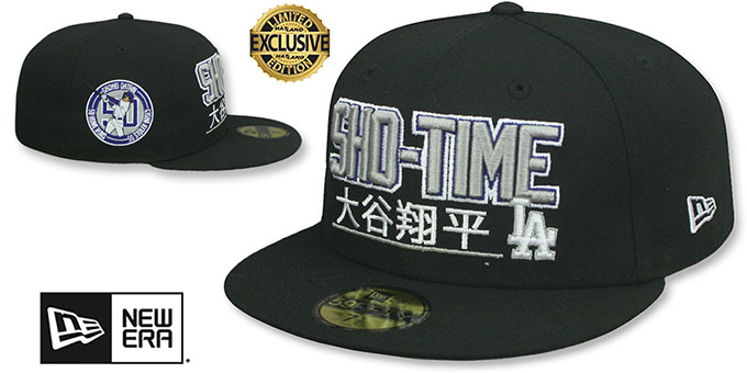 Los Angeles Dodgers OHTANI SHO-TIME Black Fitted Hat