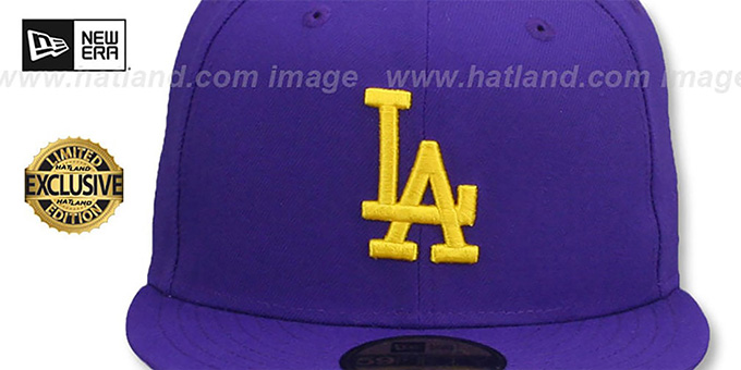 Los Angeles Dodgers OPPOSITE-TEAM Purple Fitted Hat