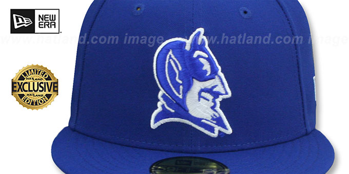 Duke NCAA ALTERNATE TEAM-BASIC Royal Fitted Hat by New Era