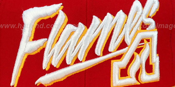 Atlanta Flames 2T VICE SNAPBACK Red-Gold Hat