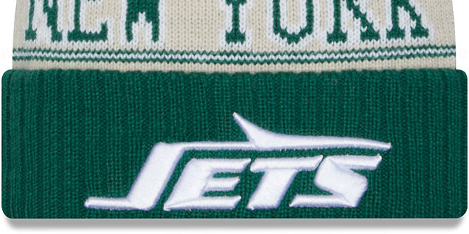 New York Jets 2023 HISTORIC SIDELINE Knit Beanie Hat