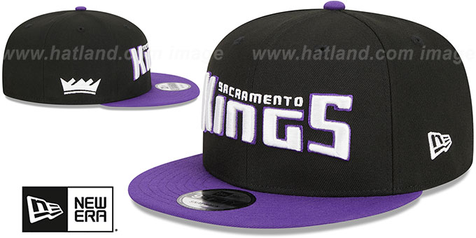 Sacramento Kings STATEMENT SNAPBACK Black-Purple Hat