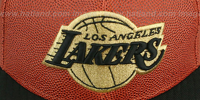 Los Angeles Lakers BASKET-BALLIN Fitted Hat by New Era