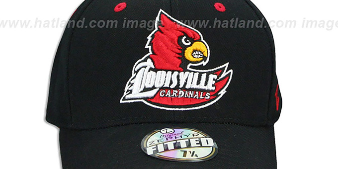 Louisville DHS Black Fitted Hat by Zephyr