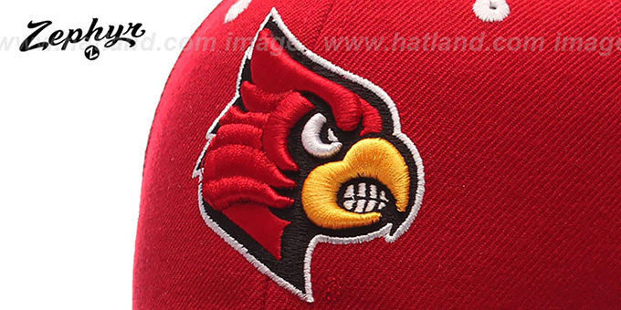 Louisville DHS Red Fitted Hat by Zephyr