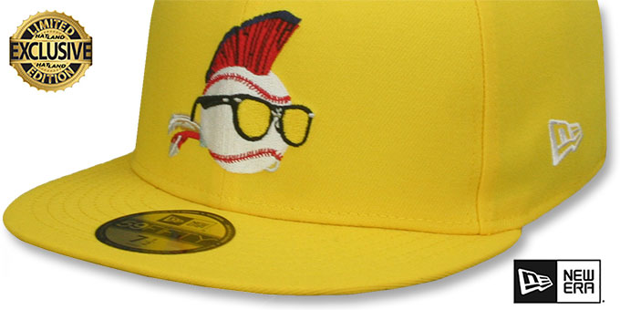 Major League WILD THING Yellow Fitted Hat by New Era