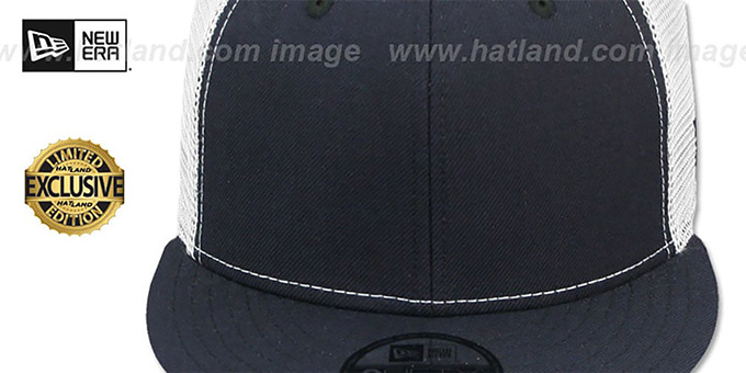 New Era MESH-BACK BLANK SNAPBACK Navy-White Hat