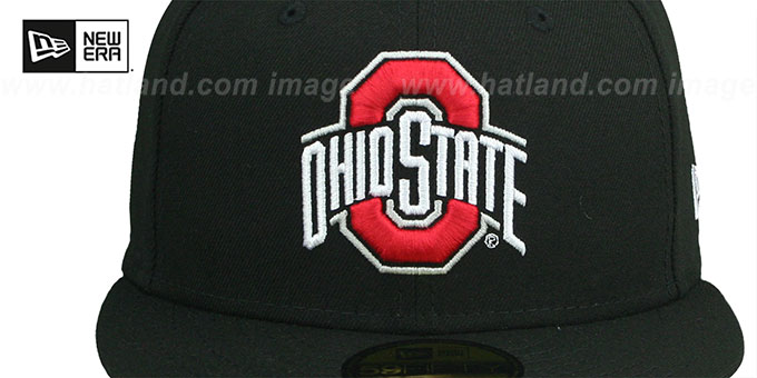 Ohio State NCAA TEAM-BASIC Black Fitted Hat by New Era