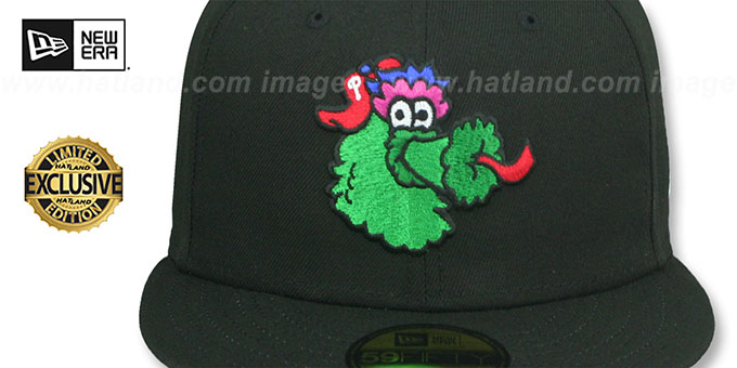 Philadelphia Phillies PHILLIE PHANATIC Black Fitted Hat