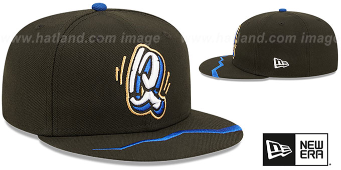 Rancho Cucamonga Quakes MILB ONFIELD ALT 1 Black Fitted Hat