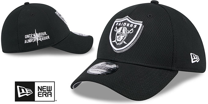 Las Vegas Raiders 2024 NFL DRAFT FLEX Hat by New Era