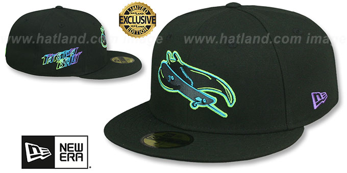 Tampa Bay Rays ALTERNATE CITY CONNECT Black Fitted Hat
