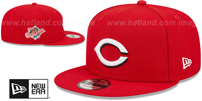 Cincinnati Reds 1990 WS SIDE-PATCH SNAPBACK Hat by New Era