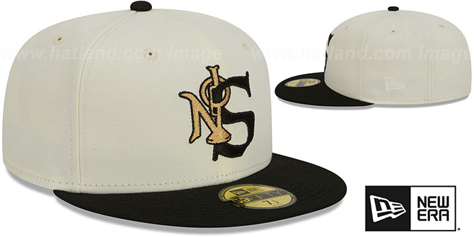 New Orleans Saints NFL LIGATURE White-Black Fitted Hat