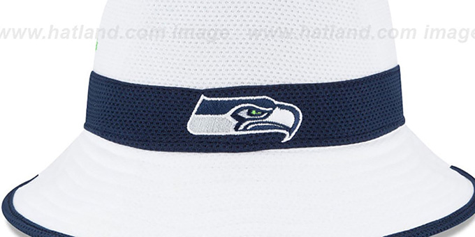 Seattle Seahawks 2015 NFL TRAINING BUCKET White Hat