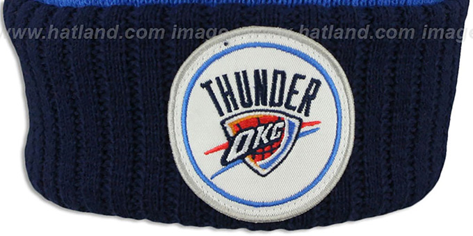 Oklahoma City Thunder HIGH-5 CIRCLE BEANIE Blue-Navy