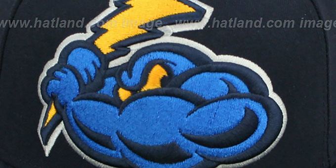Trenton Thunder MIGHTY-XL Navy Fitted Hat by New Era