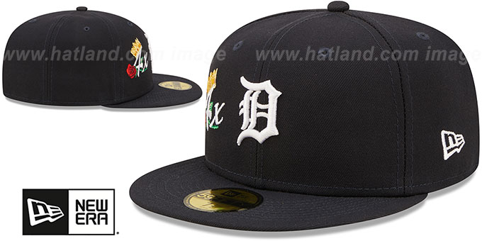 Detroit Tigers CROWN CHAMPS Navy Fitted Hat by New Era
