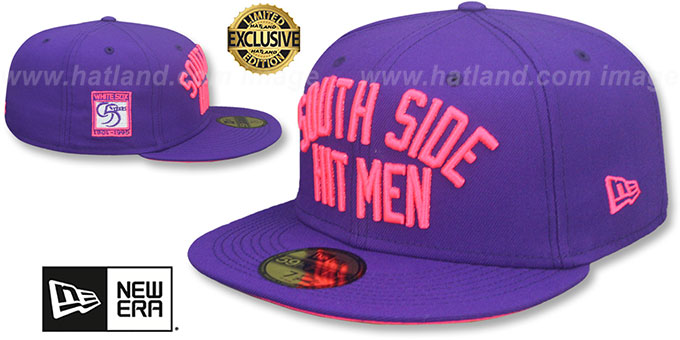 Chicago White Sox SOUTHSIDE HITMEN PATCH-BOTTOM Purple-Pink Fitte