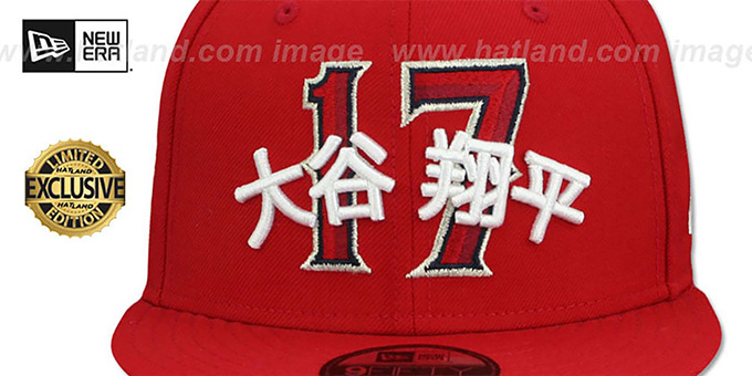 Los Angeles Angels OHTANI 17 SNAPBACK Red Hat by New Era