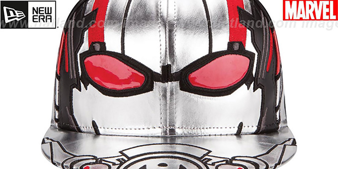 Marvel Ant-Man CHARACTER FACE Silver-Black Fitted Hat