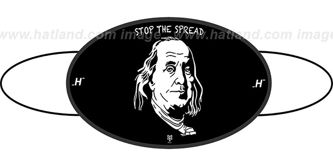 BEN FRANKLIN Washable Fashion Mask by Hatland.com