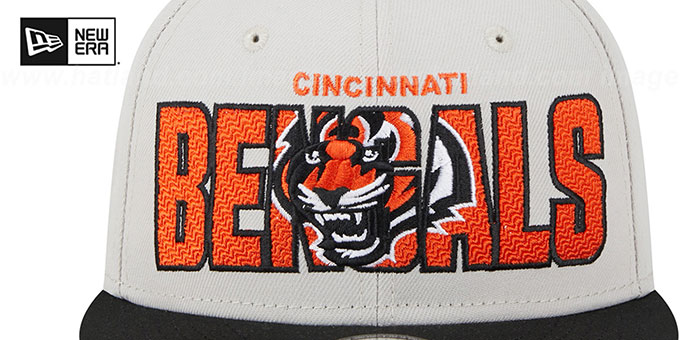 Cincinnati Bengals 2023 NFL DRAFT SNAPBACK Stone-Black Hat