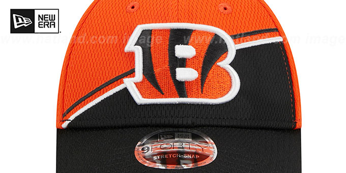 Cincinnati Bengals DASHMARK SIDELINE SNAPBACK Orange-Black Hat