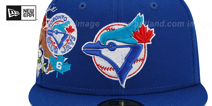 Toronto Blue Jays CITY CLUSTER Royal Fitted Hat by New Era