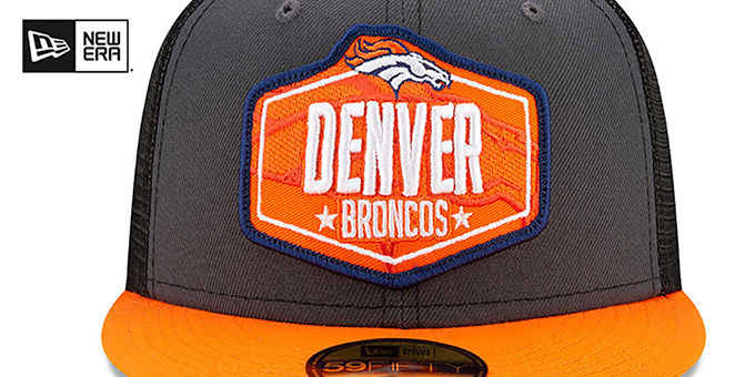 Denver Broncos 2021 NFL TRUCKER DRAFT Fitted Hat by New Era