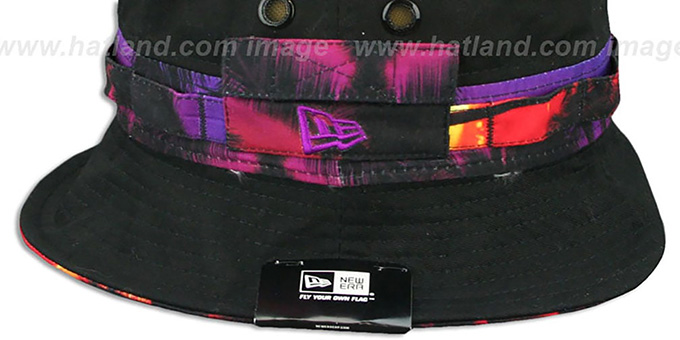Chicago Bulls ADVENTURE SUNSET Black Bucket Hat by New Era