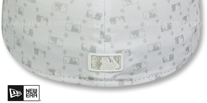 St. Louis Cardinals MLB FLOCKING White-Grey Fitted Hat